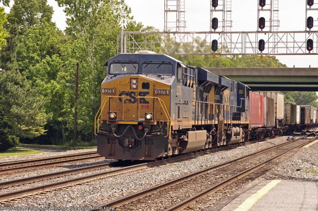 L173-21 with CSXT 5378(ES44DC) & CSXT 5395(ES44DC)